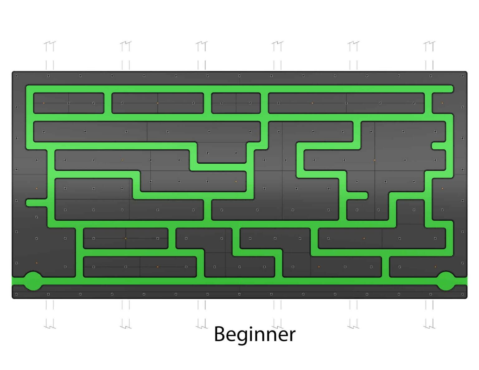 Peg Maze | Ninja Course Element