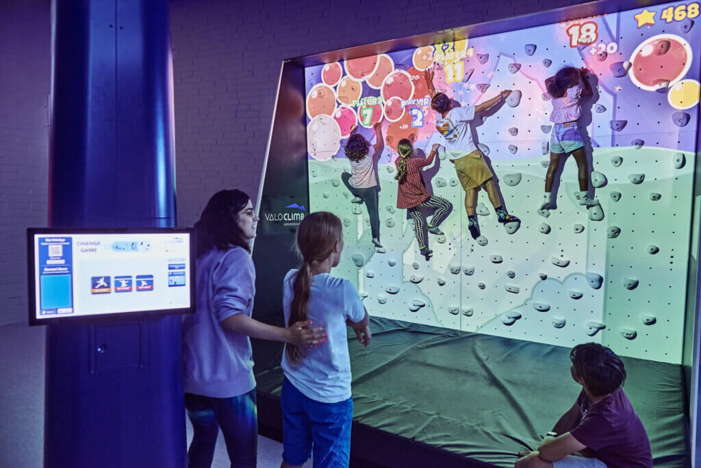 ValoClimb Augmented Climbing Wall Game | See Examples