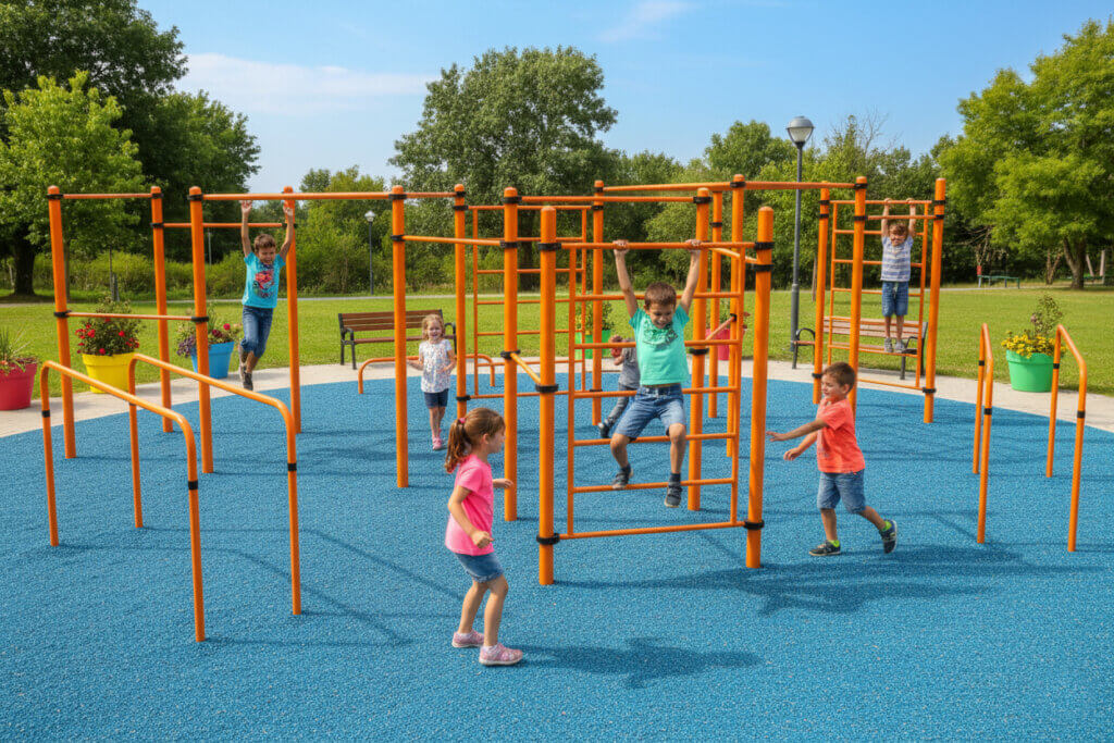 Outdoor Fitness Park Design & Build | Street Workout Parks By Adventure ...